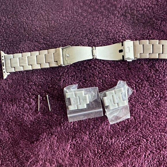 heyday | Wearables | Target Heyday Apple Watch Band White Black Marble ...